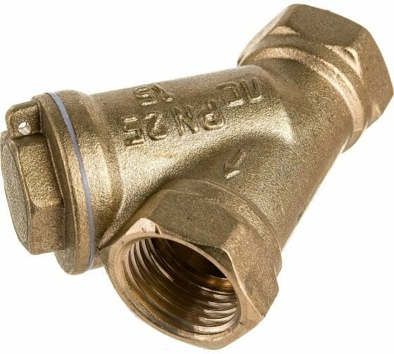 Сетчатый фильтр для воды VALFEX 1/2" ВР/ВР латунный, под пломбу 2 шт