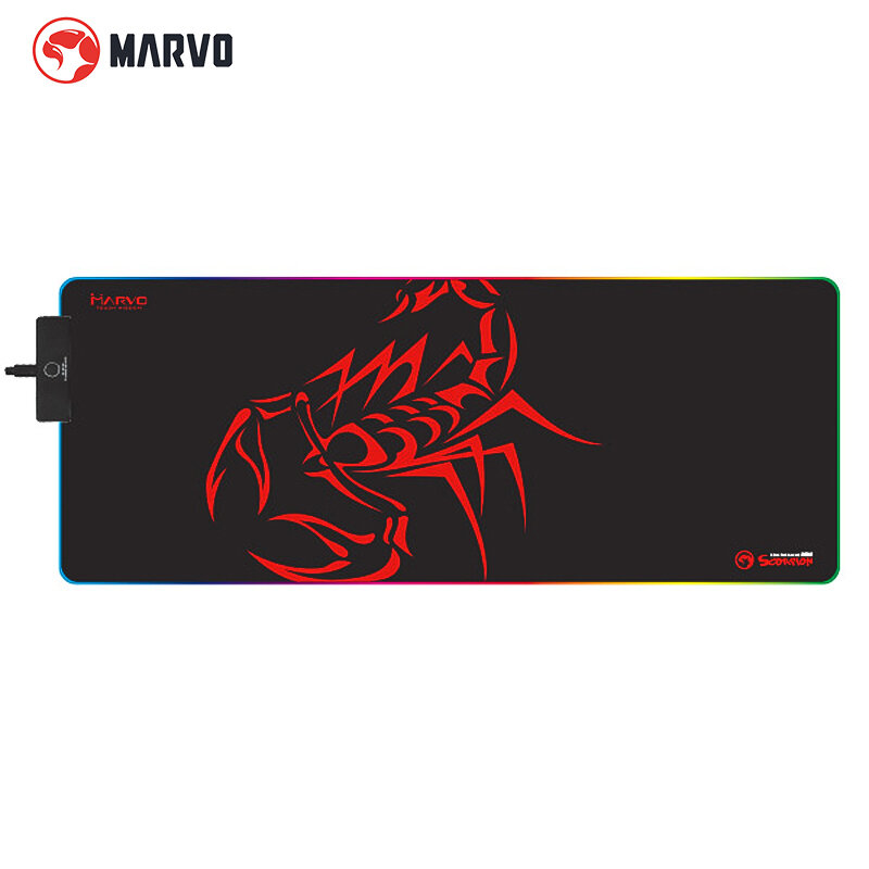 Коврик для мыши и клавиатуры Marvo Emperor Scorpion с RGB подсветкой