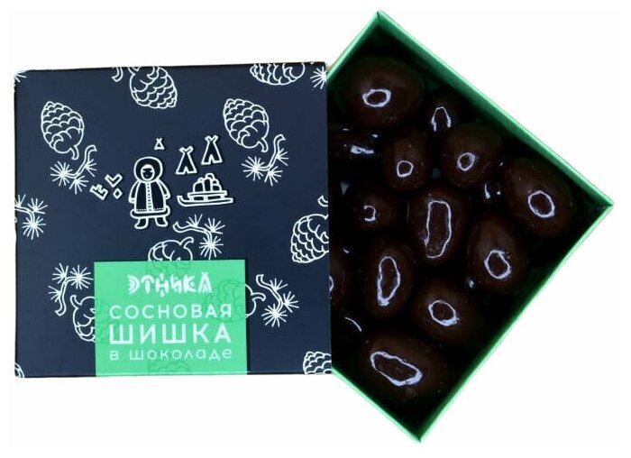 Сувенир "Сосновая шишка" в шоколаде