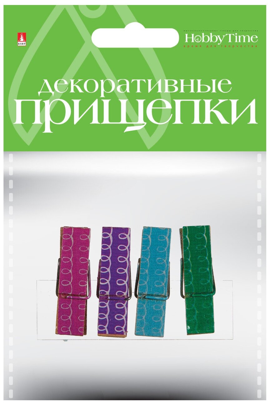 Декоративные прищепки. Набор №18 "пружинки"