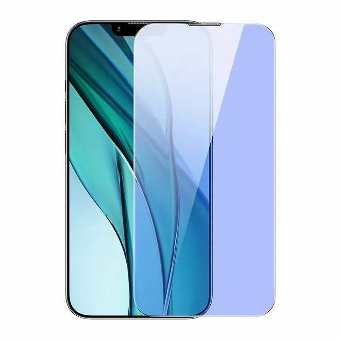 Защитное стекло Baseus для iPhone 13 Pro Max/14 Plus 6.7" Anti Blue-Ray Tempered Glass Film 0.4мм (SGKN010202)