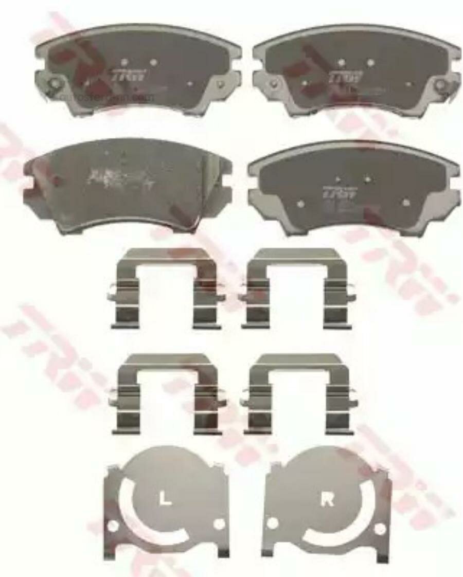 TRW GDB1783 Колодки тормозные OPEL INSIGNIA 08-/ZAFIRA 11-/SAAB 9-5 10- R17" передние