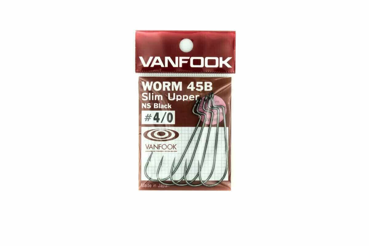 Крючки офсетные VANFOOK WORM 45B SLIM UPPER #4/0