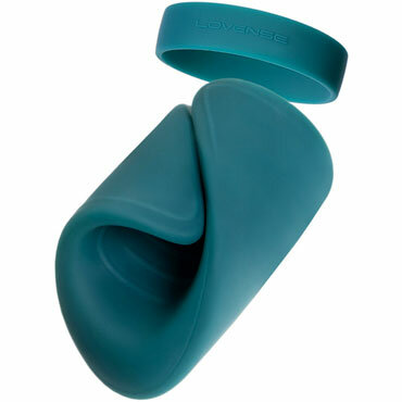 75745 Lovense Gush, синий. Мастурбатор с управлением через приложение