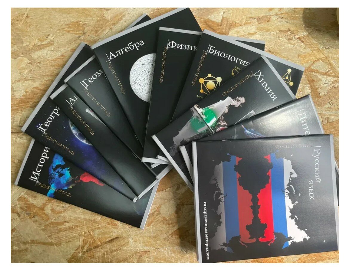 Тетради предметные, комплект из 10 предметов