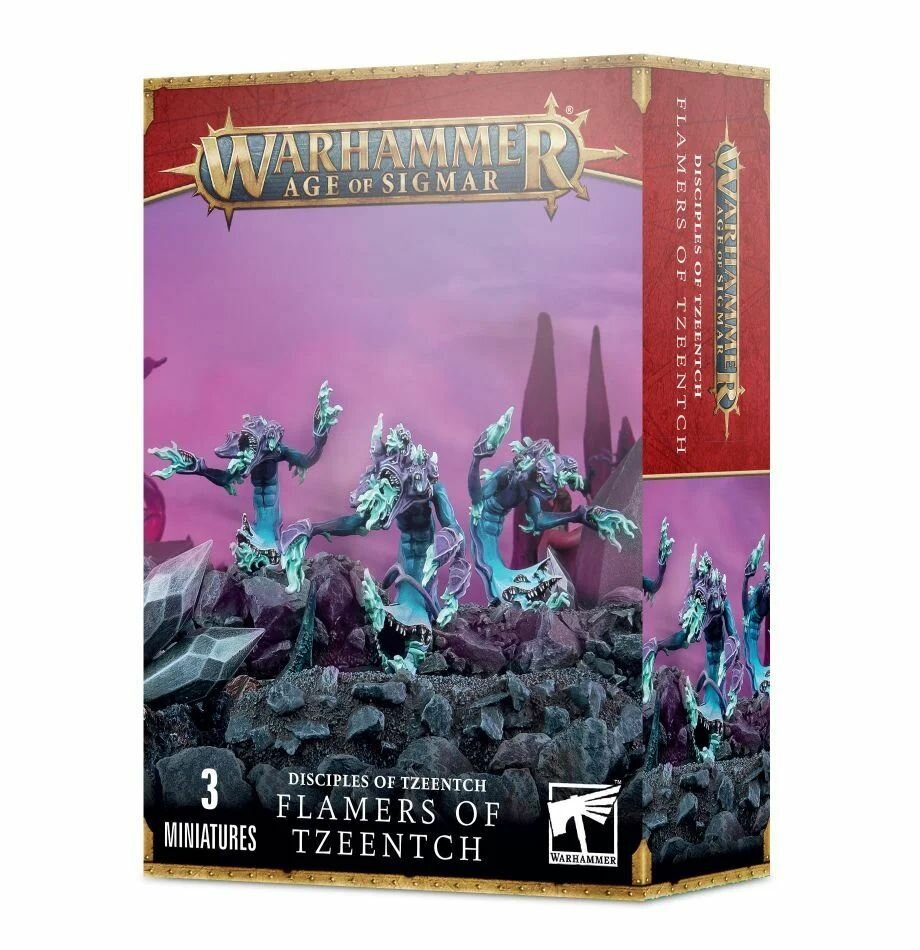 Набор миниатюр для настольной игры Warhammer Age of Sigmar - Flamers of Tzeentch