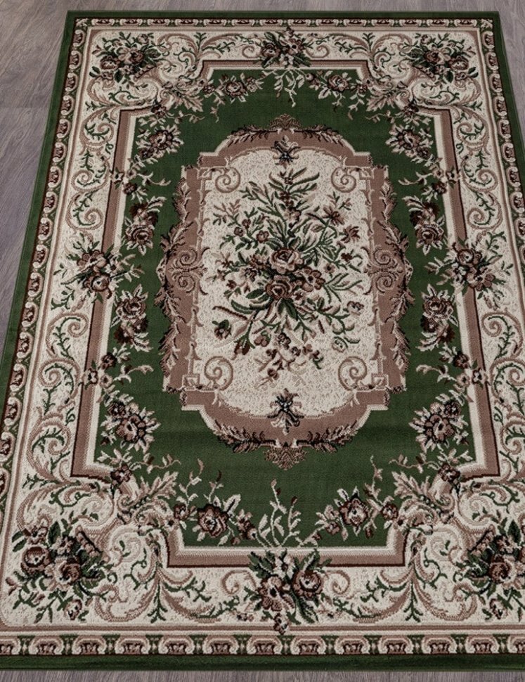 Ковер 5439 - GREEN - Прямоугольник - коллекция GAVANA (2 х 3 м)