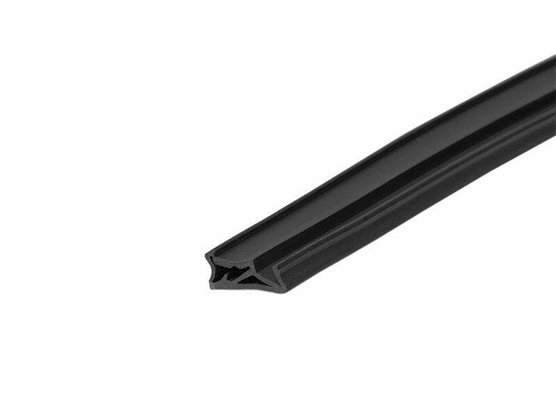 Уплотнитель для деревянных евроокон DEVENTER на фальц створки, ширина паза 4-5 мм, ТЭП, черный RAL 9004, 200 м