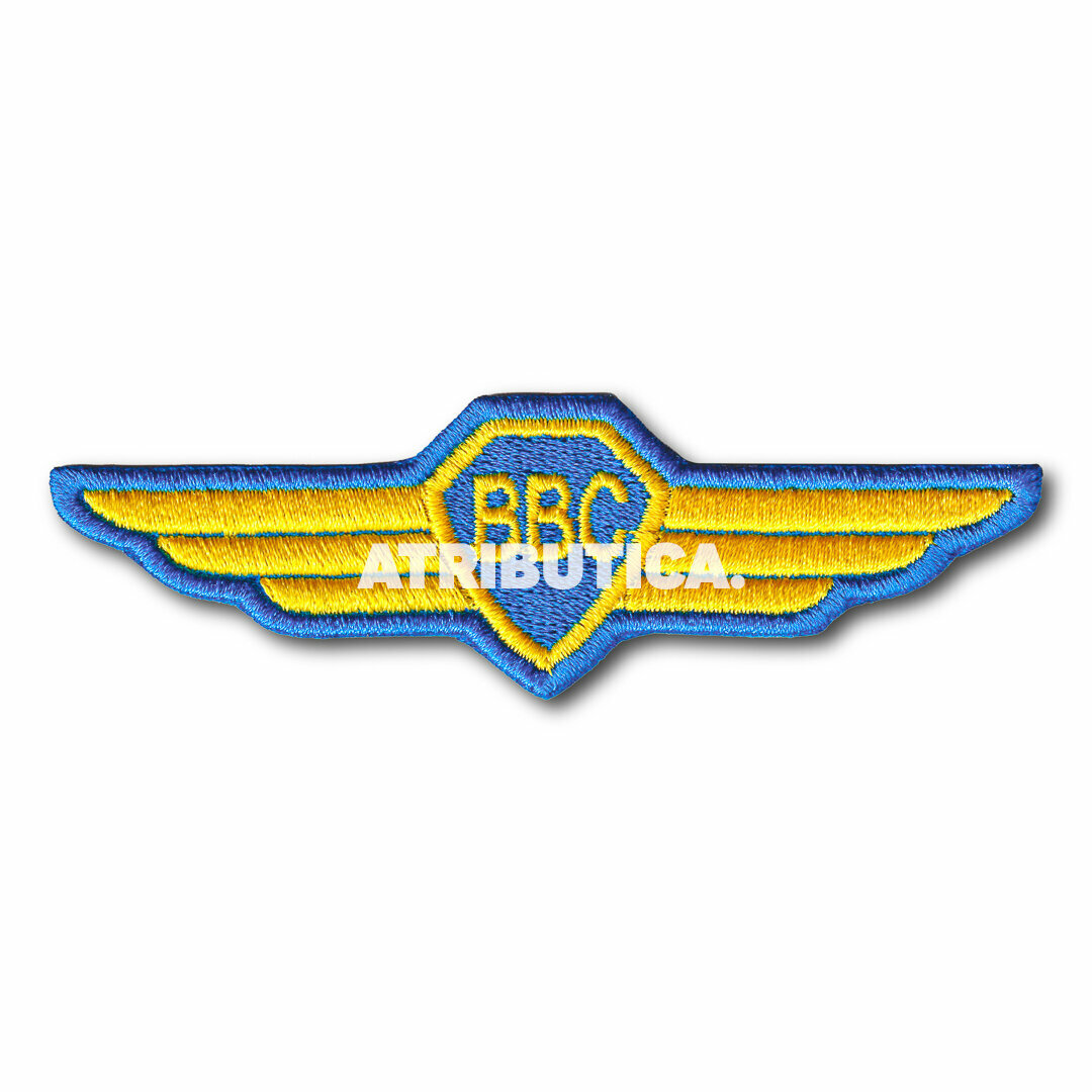 Нашивка ( Шеврон ) На Грудь Крылья ВВС Вариант 2 (Синий / Пришивной)