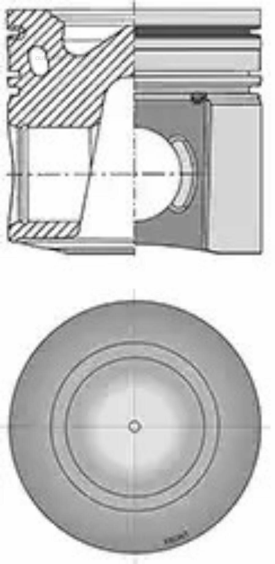KOLBENSCHMIDT 41541620 Поршень