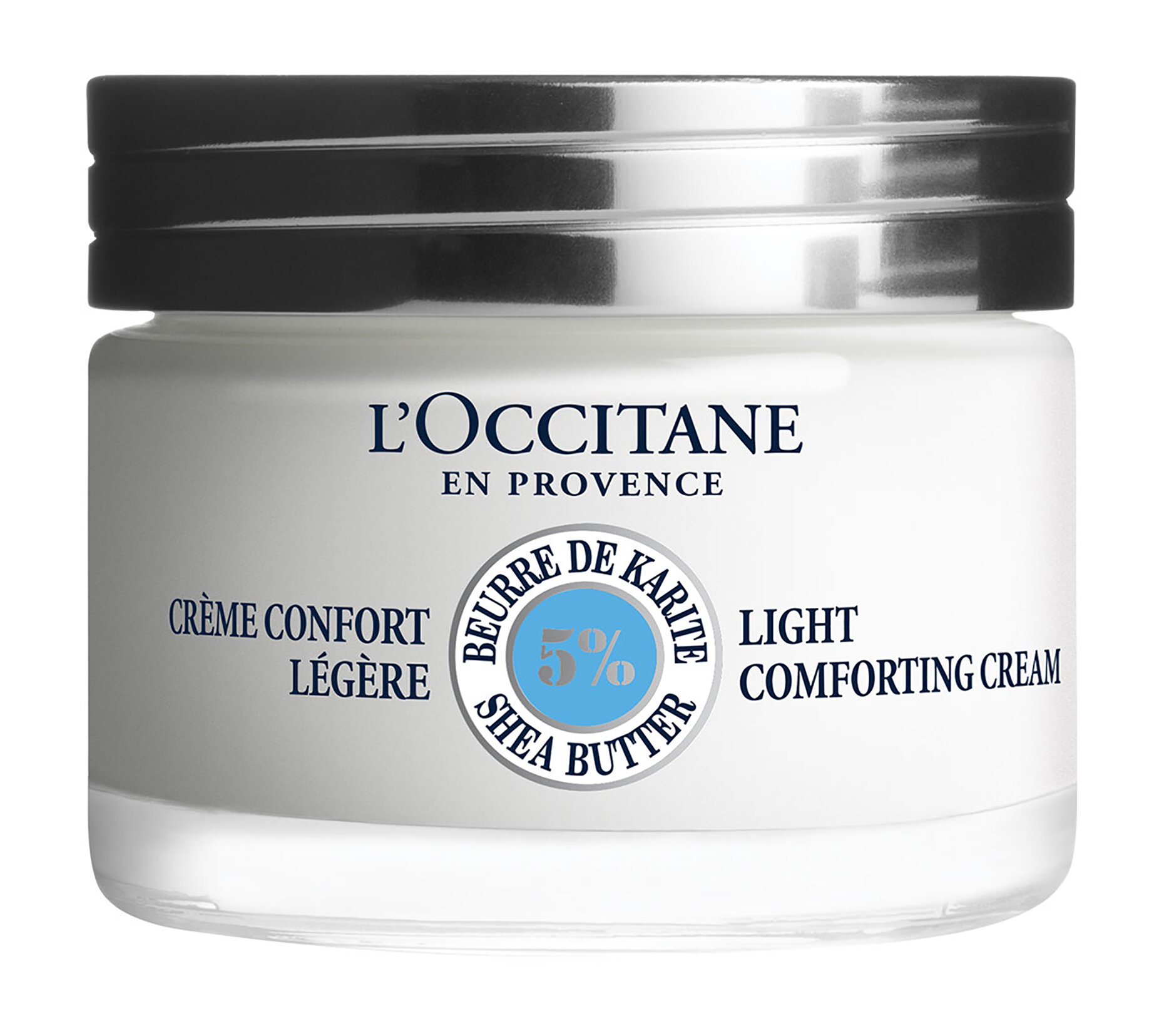 Увлажняющий крем для лица с маслом карите L'Occitane Light Comforting Cream Shea Butter /50 мл/гр.