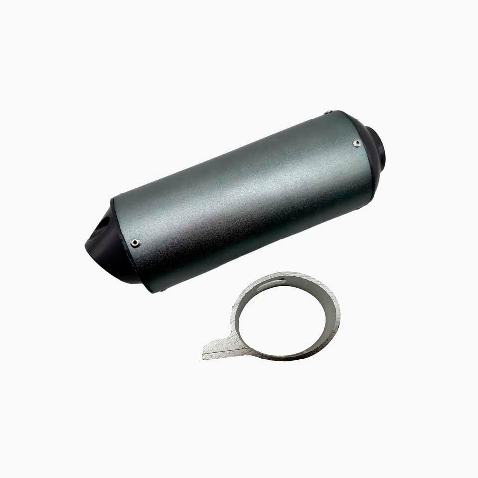 Глушитель на мотоцикл IRBIS TTR110-150cc, Kayo120-160cc, 110-160cc питбайки (без колена)