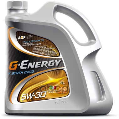 Масло моторное G-ENERGY F Synth C2/C3 5W30 синт.4л Gazpromneft арт. 253140493