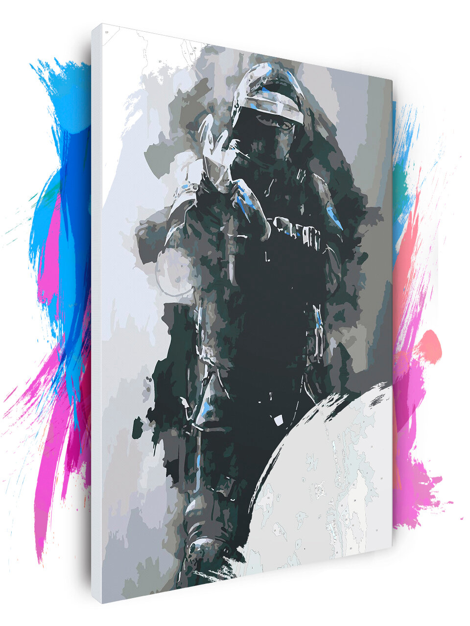 Картина по номерам на холсте Tom Clancys Rainbow Six Siege - Док, 60 х 90 см