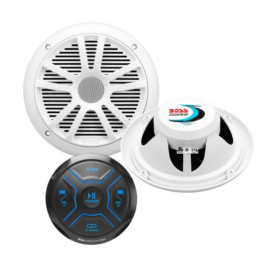 Морская магнитола BOSS MG150W.6 (комплект2) (Москва)