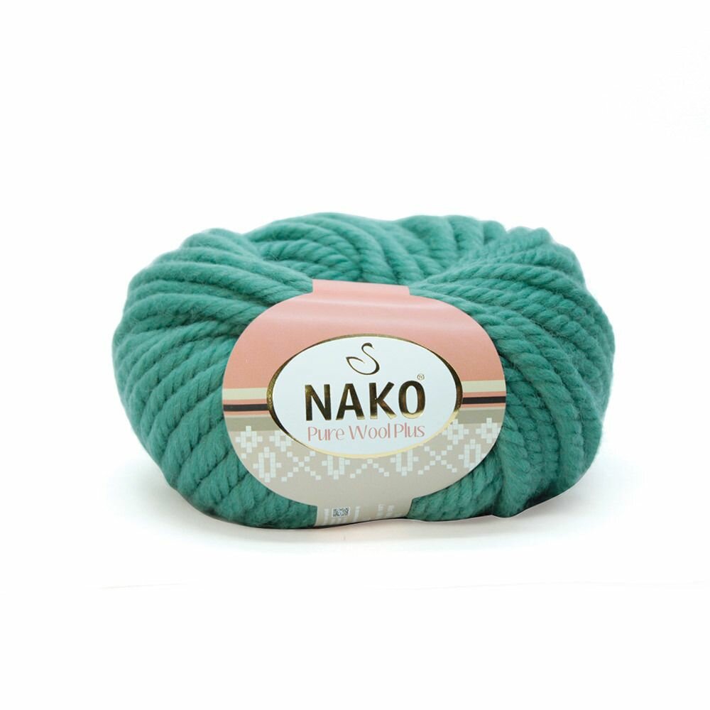 Пряжа Nako Pure Wool Plus 2271 (5шт*100гр-30м.)/100% шерсть