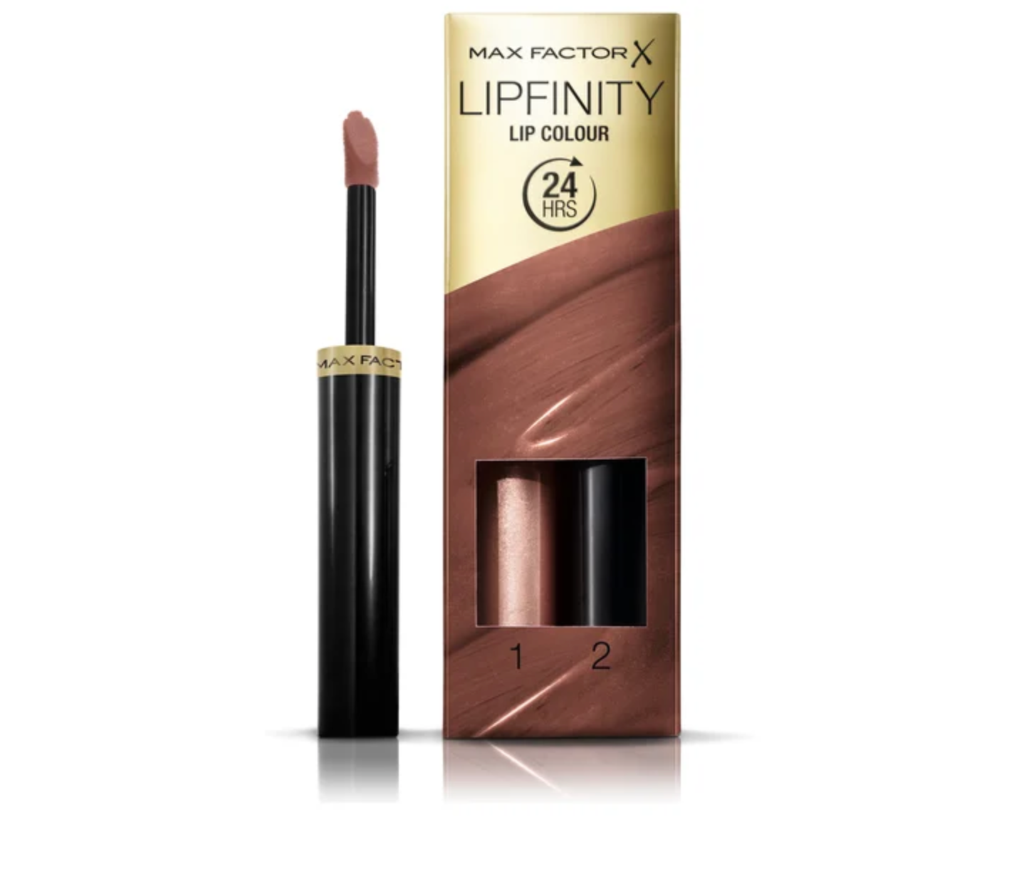 Макс Фактор / Max Factor - Помада+Блеск для губ Lip Colour Lipfinity тон 200 Cafinated 4,2 г