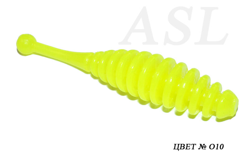 Силиконовая приманка ASL "Бу-Бу" цвет №010, L- 3,5см (1.5"), 12шт/уп