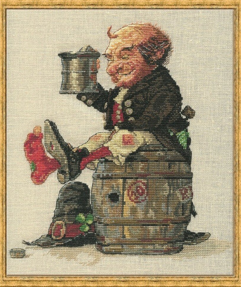 Набор для вышивания Nimue #52-M004 K Le Cluricaun (Клурикон), Счетный крест, 20 x 24 см