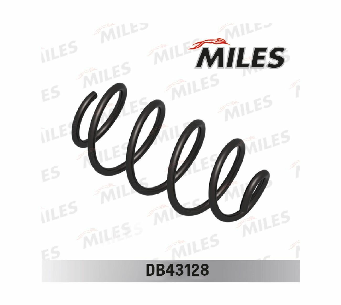 Пружина подвески SKODA OCTAVIA II 1.9TDI/2.0FSI 04- передняя, MILES DB43128