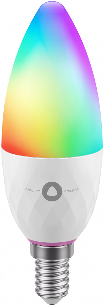 Умная лампа Yandex E14 WiFi RGB YNDX-00017
