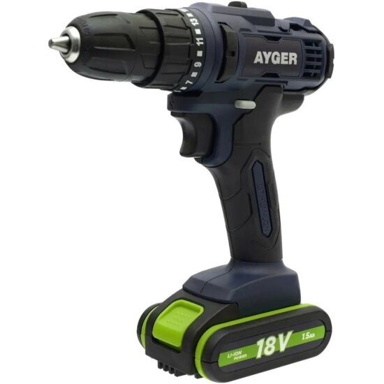 Дрель-шуруповерт аккумуляторная Ayger AP18C