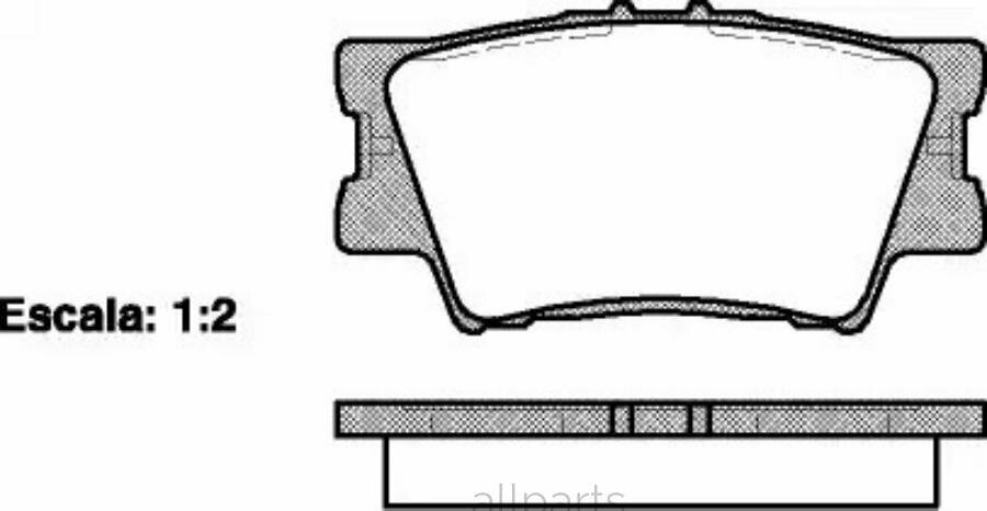 REMSA 123100 1231 00 FDB1892 [0446633160] ! колодки дисковые з.\ Toyota RAV4 2.0/2.2 D-4D 06>