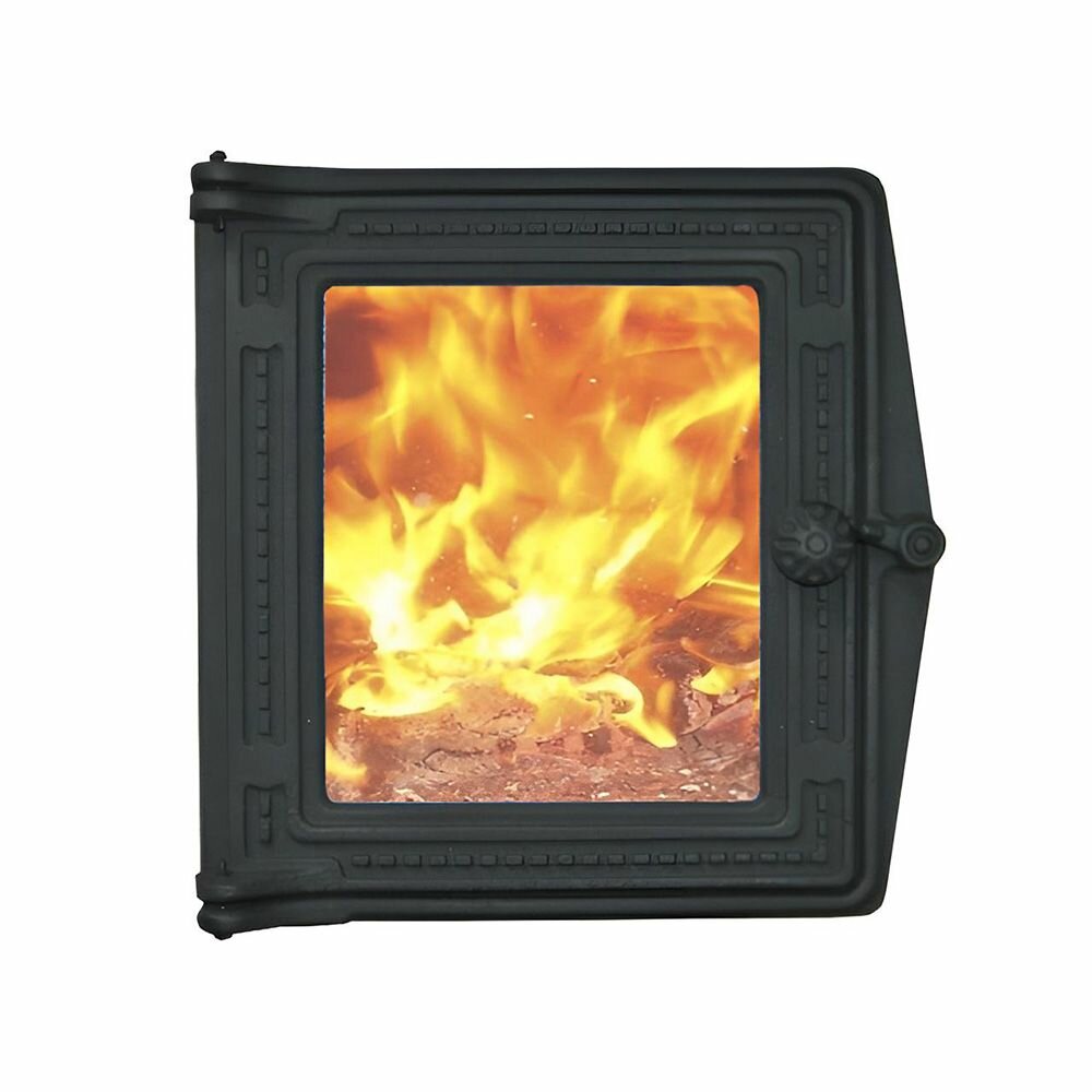 Дверка топочная ДТ-4С со стеклом 250х280мм