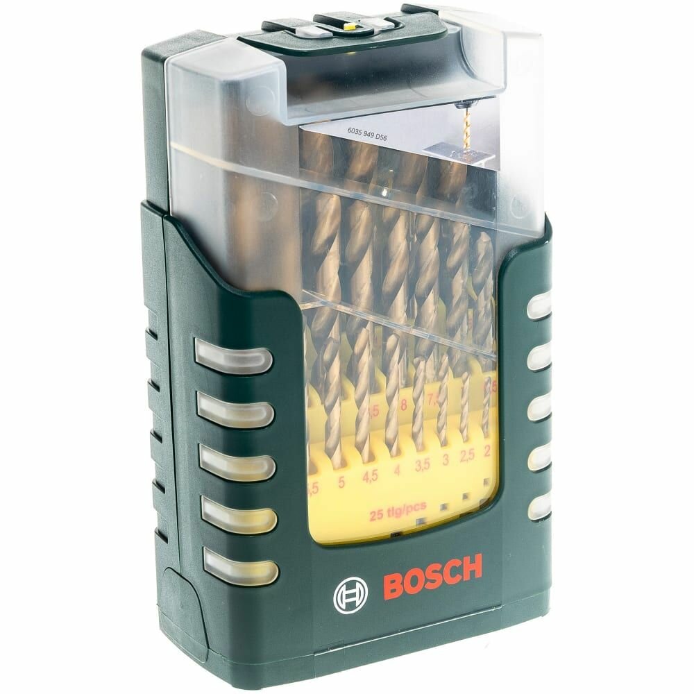 Bosch Акц набор сверл HSS-TiN, 25 шт 2607017154