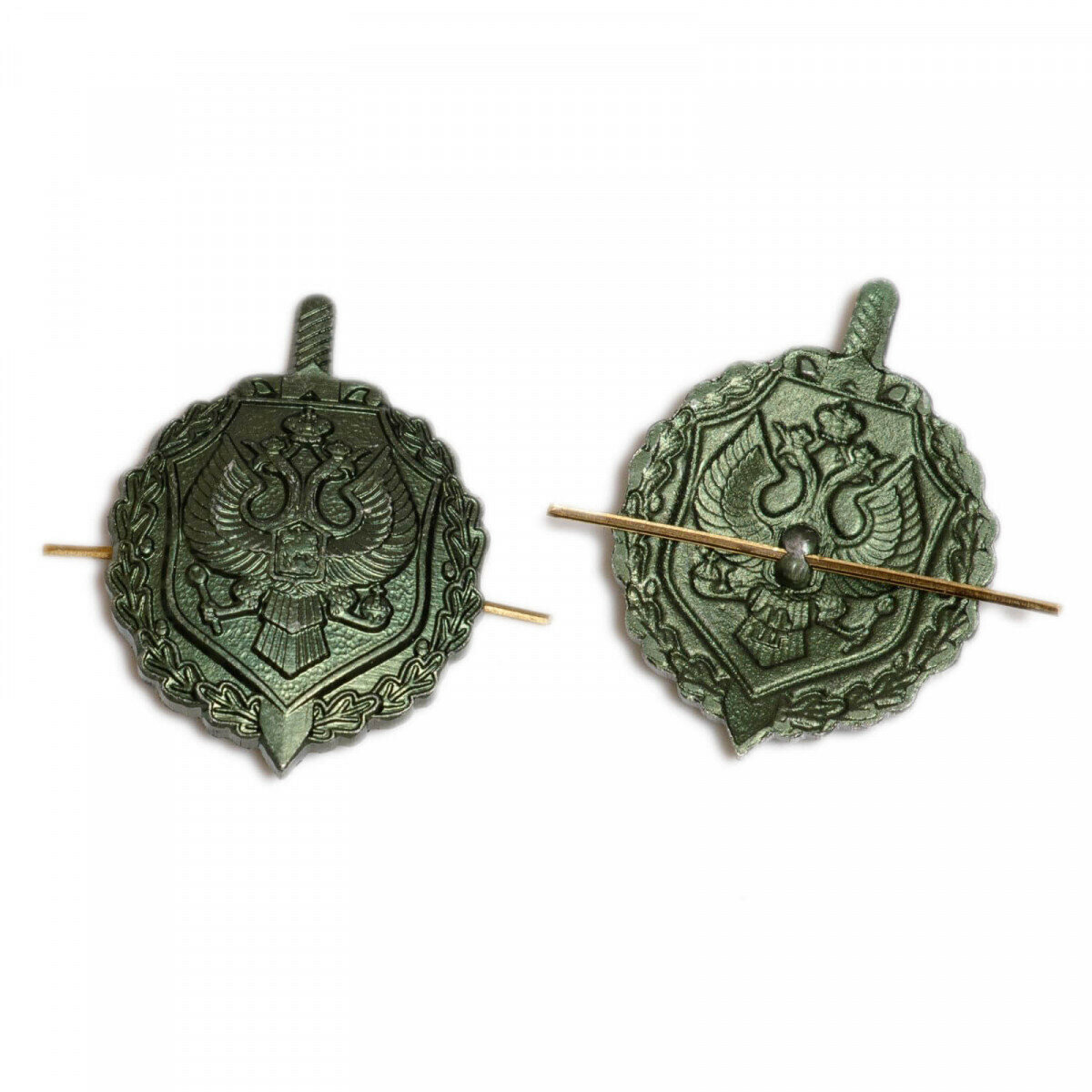 Эмблема ФСБ, ФСО, ПВ полевая металлическая