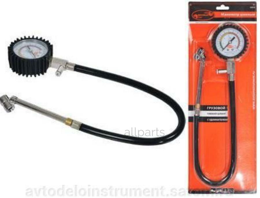 Автодело 42313 манометр АвтоDело 12 атм. с клапаном (грузовой) 42313