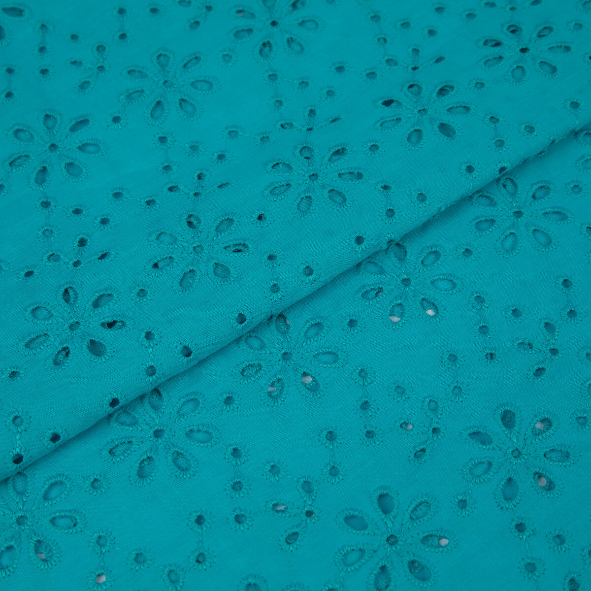 YFAS-3670-GK39 Шитье(Прошва) 285 г/м2, 150x135 см, голубой 70% хлопок 30% полиэстер 15-4825