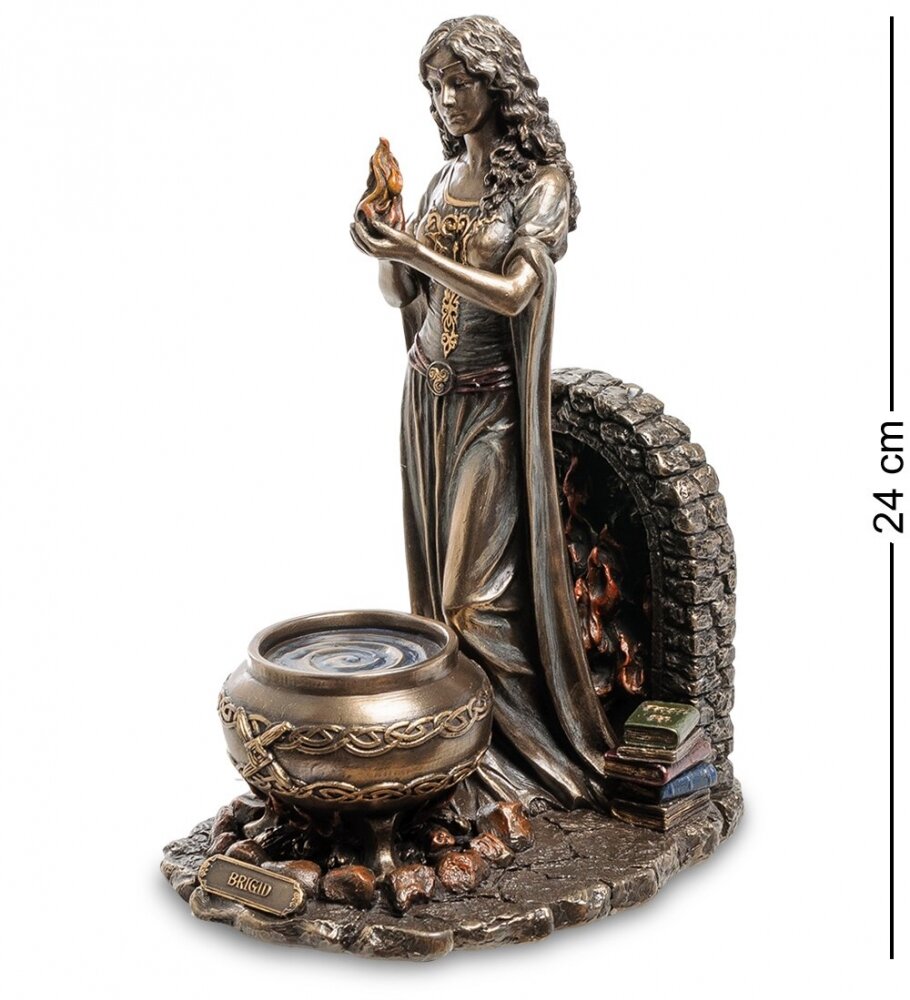 Статуэтка Veronese "Бригита - богиня домашнего очага" (bronze) WS-856