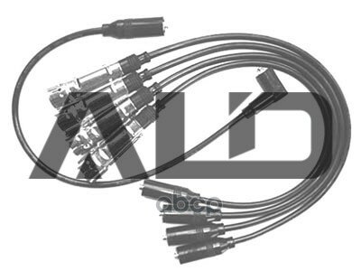 Комплект проводов зажигания (черный силикон) VW Golf II/Passat 1.6/1.8 84-97 ALD арт. A09014