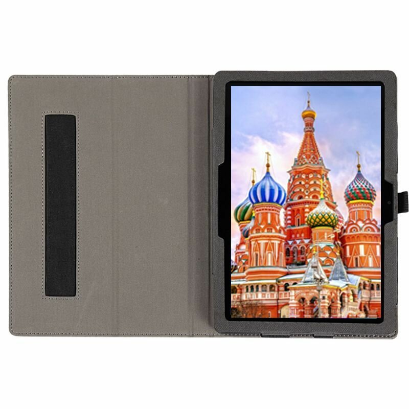 Чехол MyPads для планшета Teclast T65 Max (13 дюймов) универсальный противоударный с магнитом, экокожа, черный MyPads