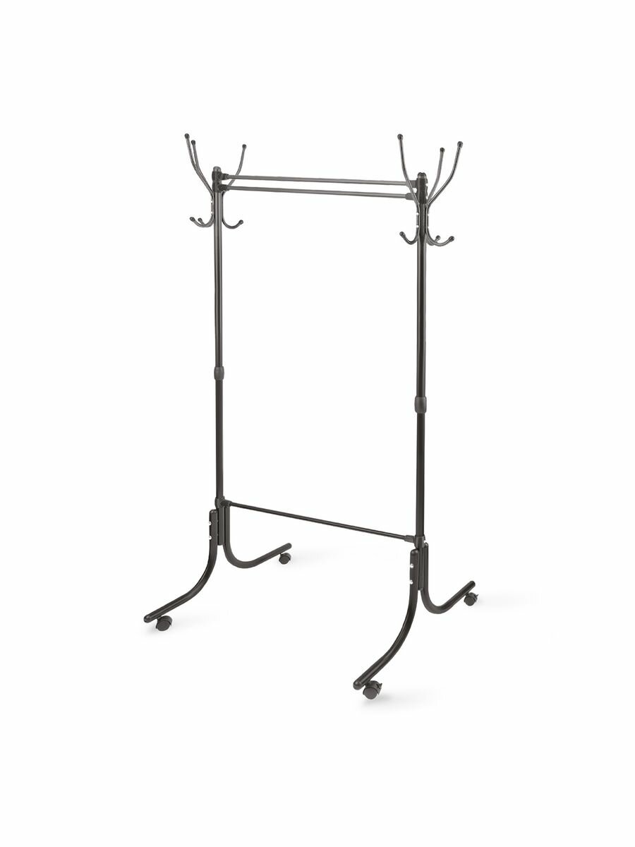 Вешалка гардеробная рейл на колесиках