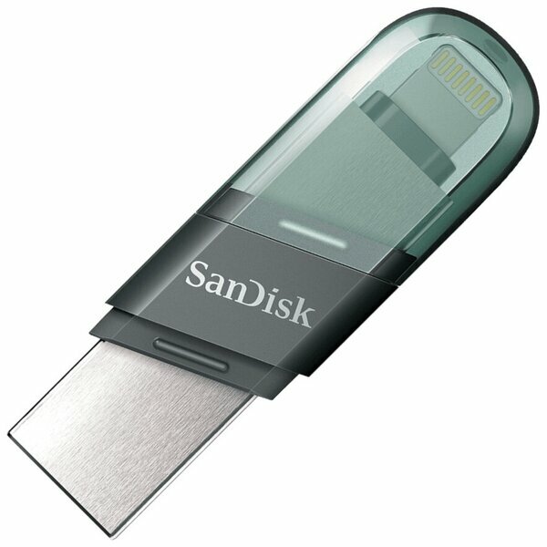 Флеш накопитель для iPhone SanDisk iXpand Flash Drive Flip 64gb 2 разъема USB3.1+lightning