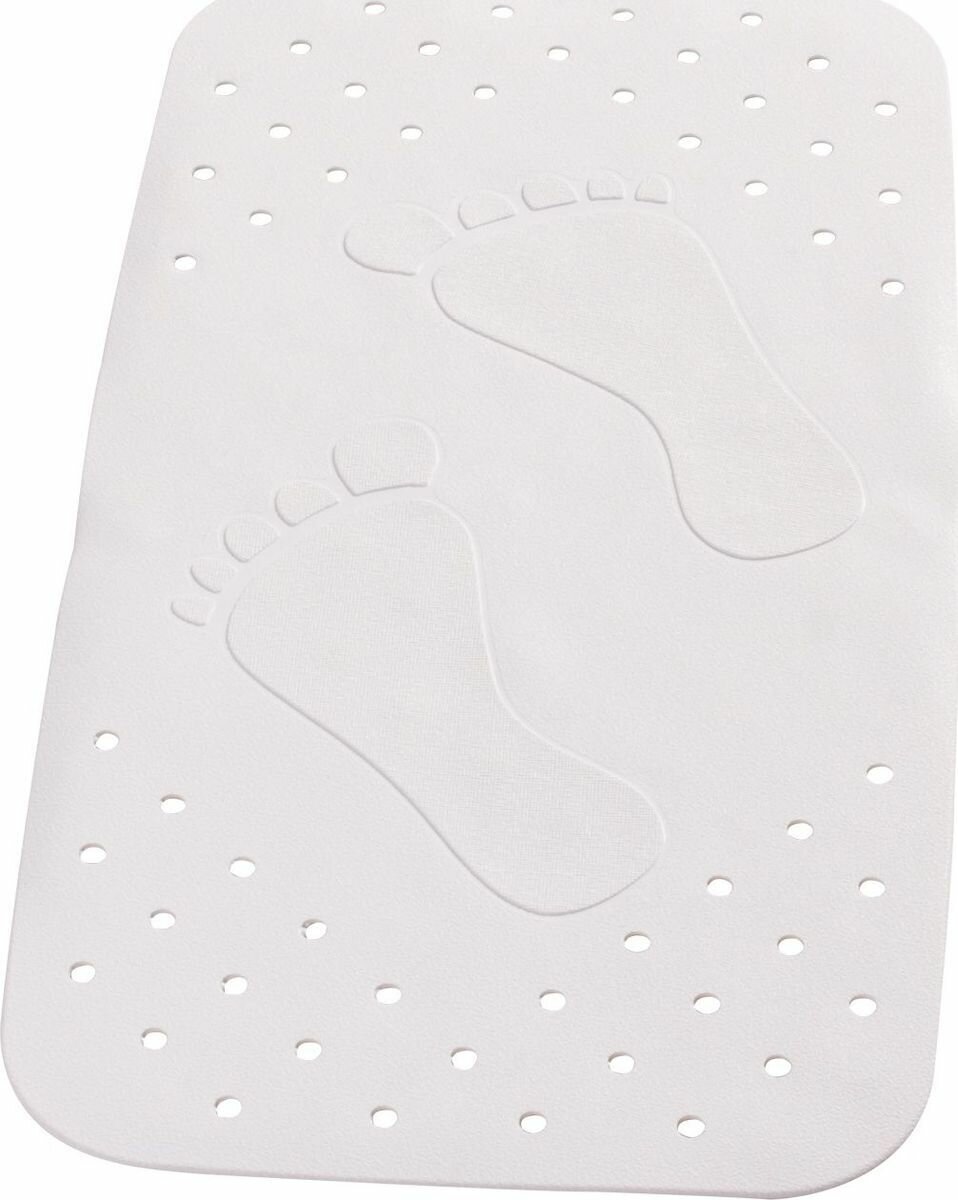 Коврик противоскользящий RIDDER Plattfuss белый, 38*72 см, 67081