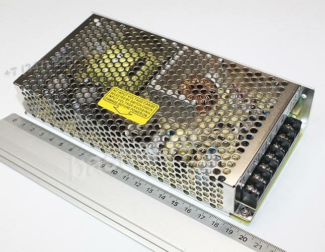 24V, 150W, 6.5A RS-150-24, Модуль питания сетевой (блок питания с винтами), CASE RS-150, MW