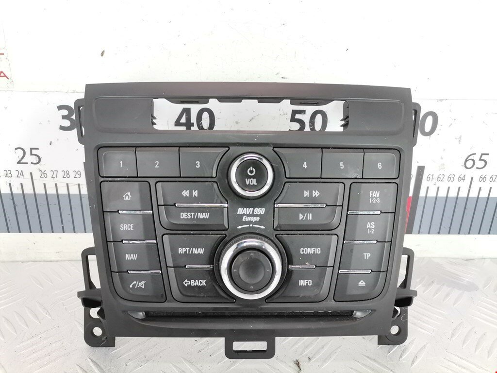 Панель (блок) управления магнитолой Opel Zafira C 13406657 арт. 1728166
