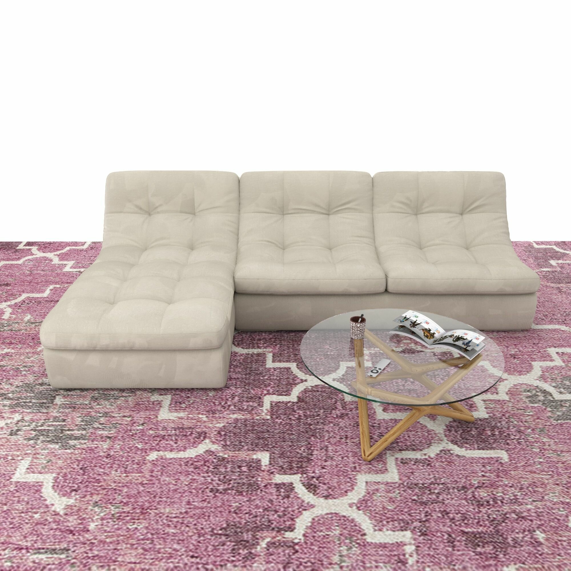 Монреаль - модульный диван, серия Relax, долговечный ППУ