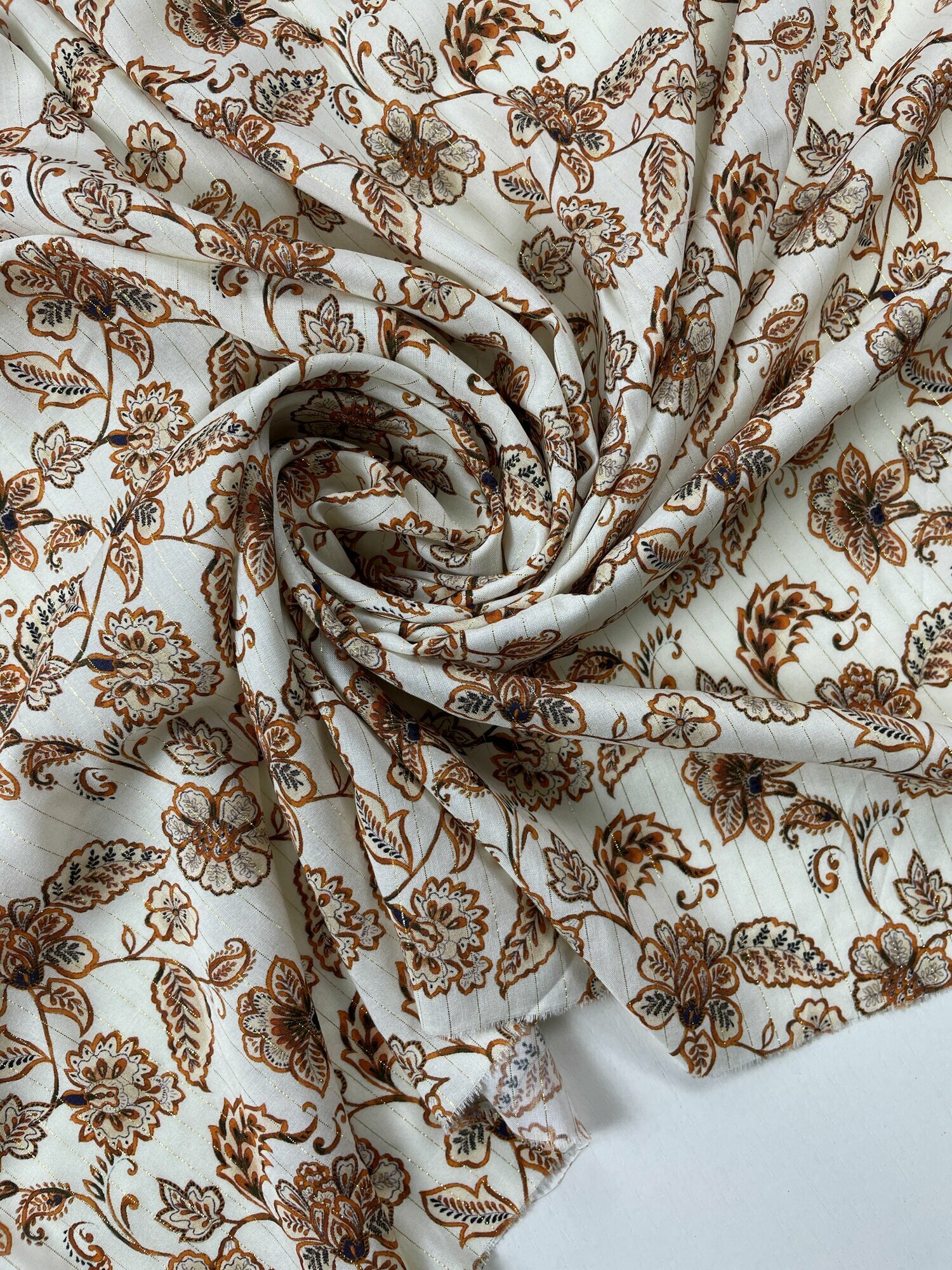 Ткань вискоза с люрексом отрез 1,6 м