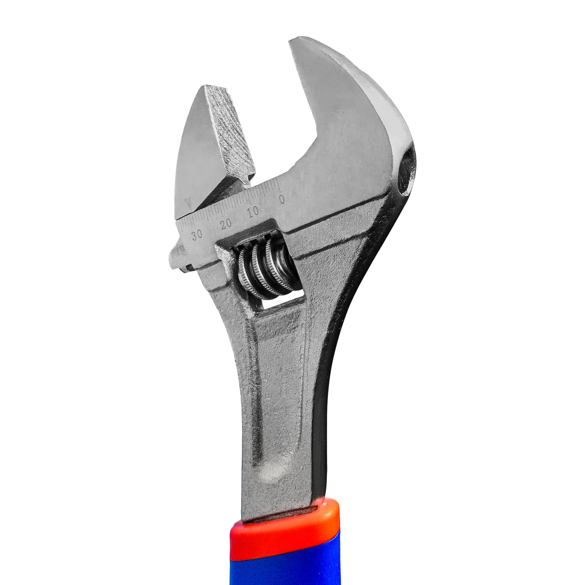 Разводной ключ VertexTools, 30х250 мм, инструментальная сталь