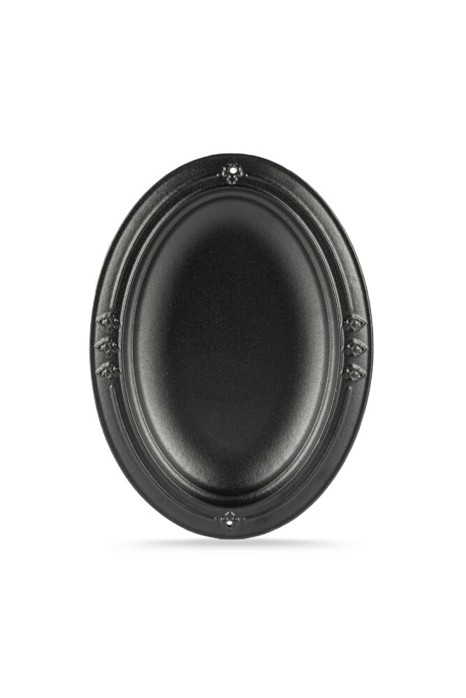 Овальная тарелка "Искандер" HS O İSK 2533 BLACK MAT