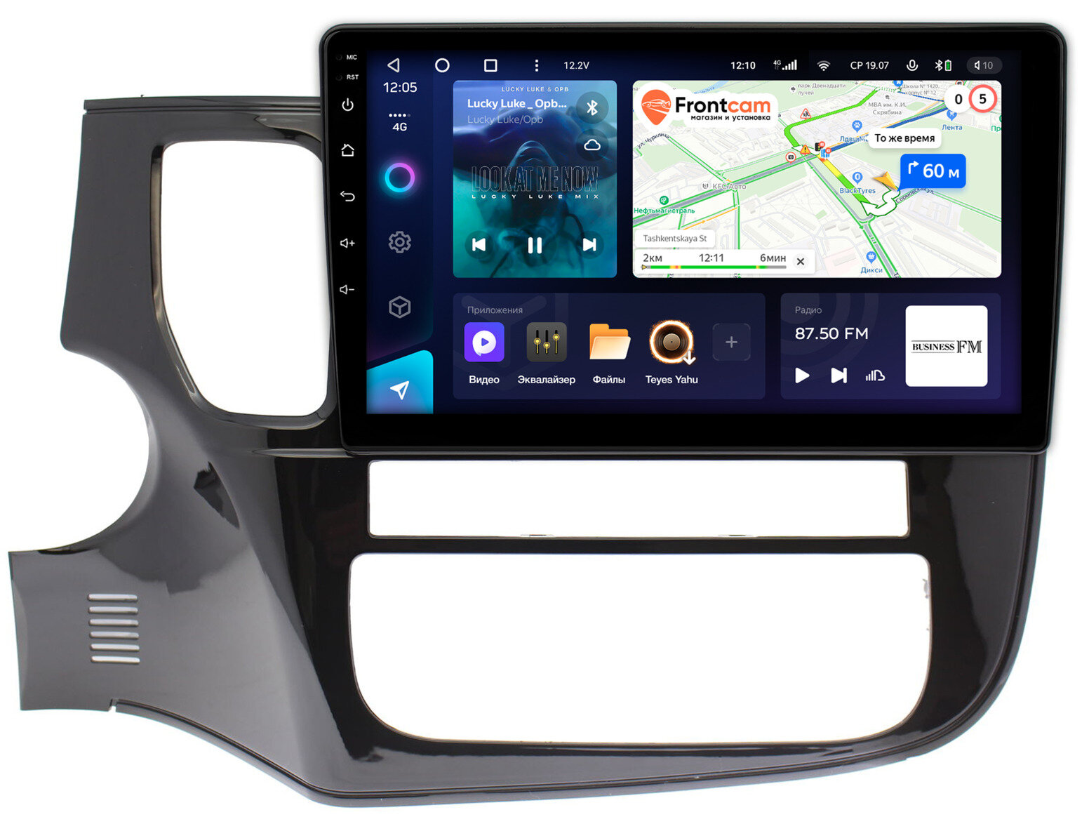 Штатная магнитола Mitsubishi Outlander 3 2012-2024 Teyes CC3 4/64 10" RM-10-493 Android 10 (4G-SIM, DSP, QLed)