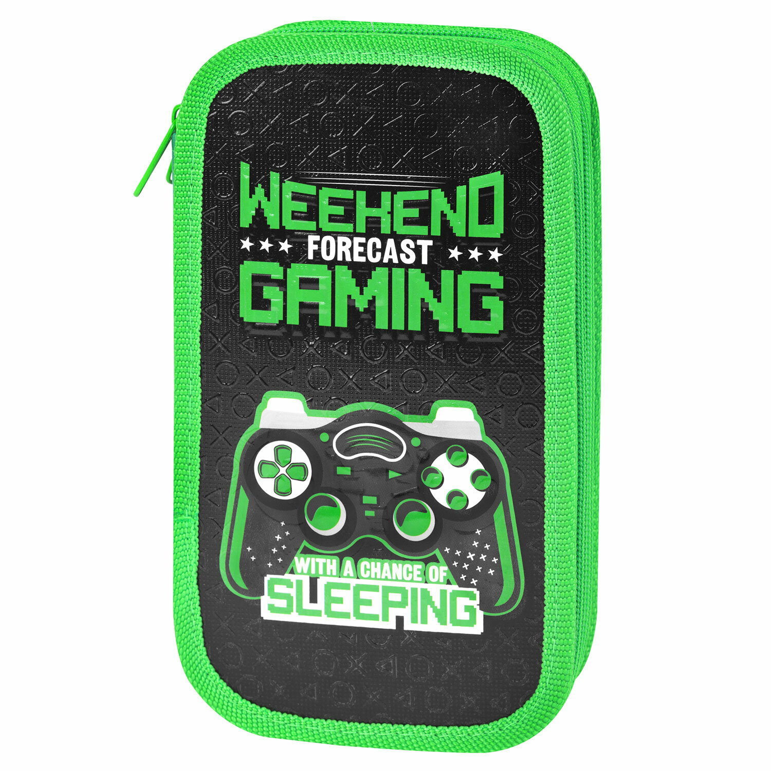 Пенал юнландия, 2 отделения, ламинированный картон, конгрев, 19х11 см, "Gaming", 272294