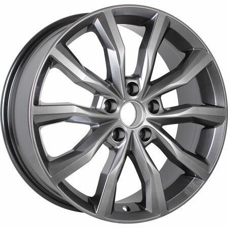 Колесный литой диск КиК Портер R18x7.5 5x114.3 ET45 CB67.1 Dark_platinum