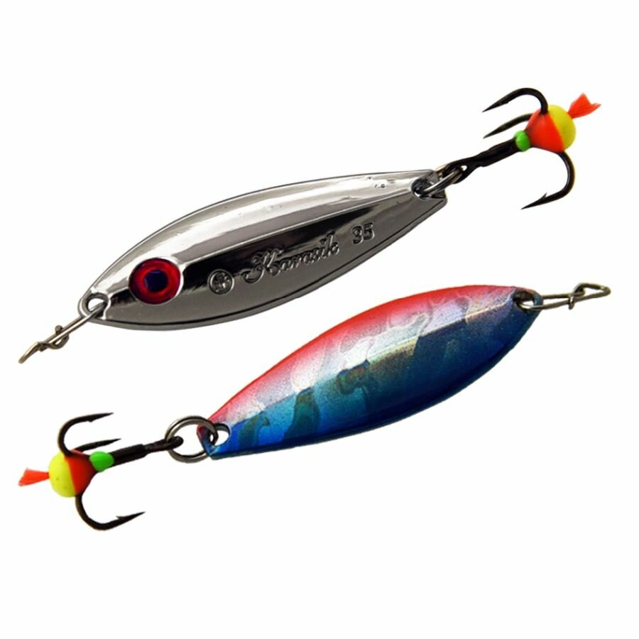 Блесна для зимней рыбалки вертикальная на щуку и судака EcoPro Karasik, 35 мм 4,5 гр BRS