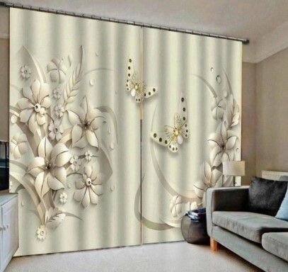 Фотошторы "Уют в доме" 08, габардин с 3D эффектом, 3м х 2,6 м