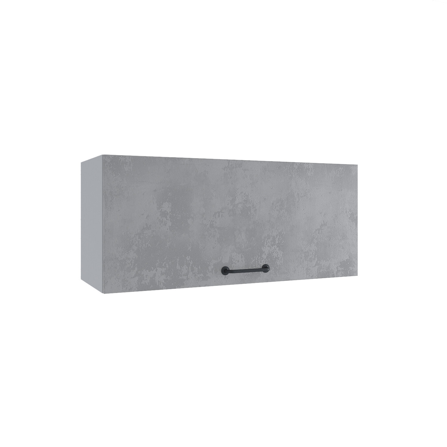 Кухонный шкаф навесной, ПГ 800, Кухня Лофт, Серый / Бетон Светлый